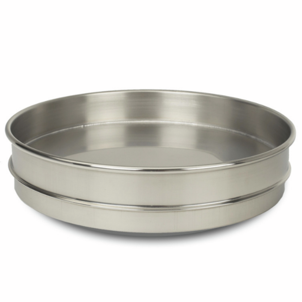 8" Brass Full Height Sieve Pan, Rim