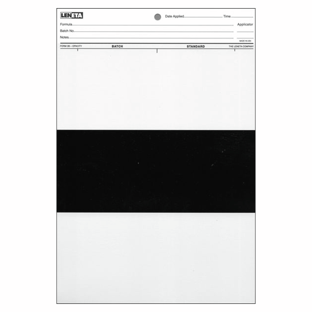 Leneta 2A Opacity Chart