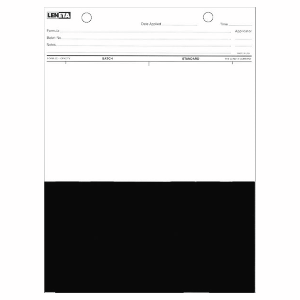 Leneta 5C Opacity Chart